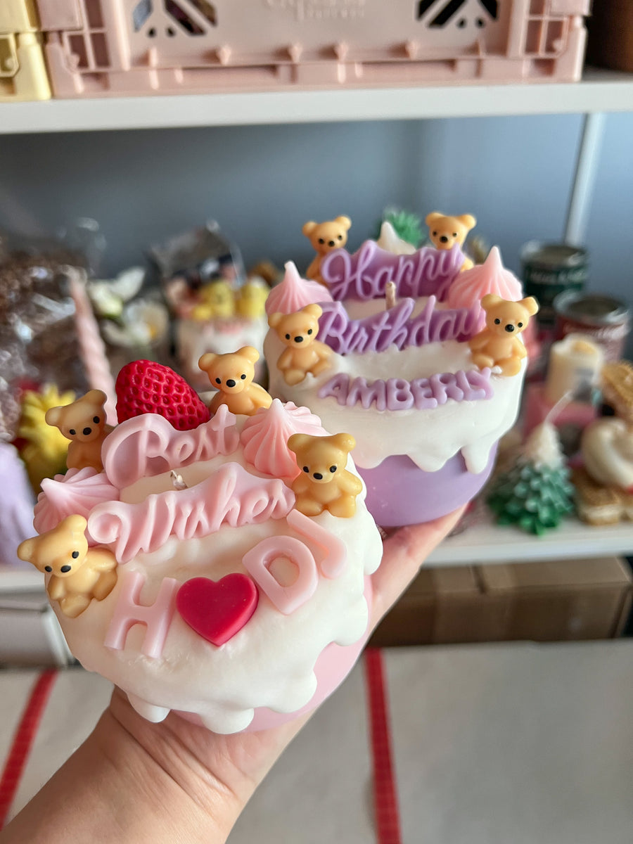 8cm Medium Little Ted Cake – kikicandlesca